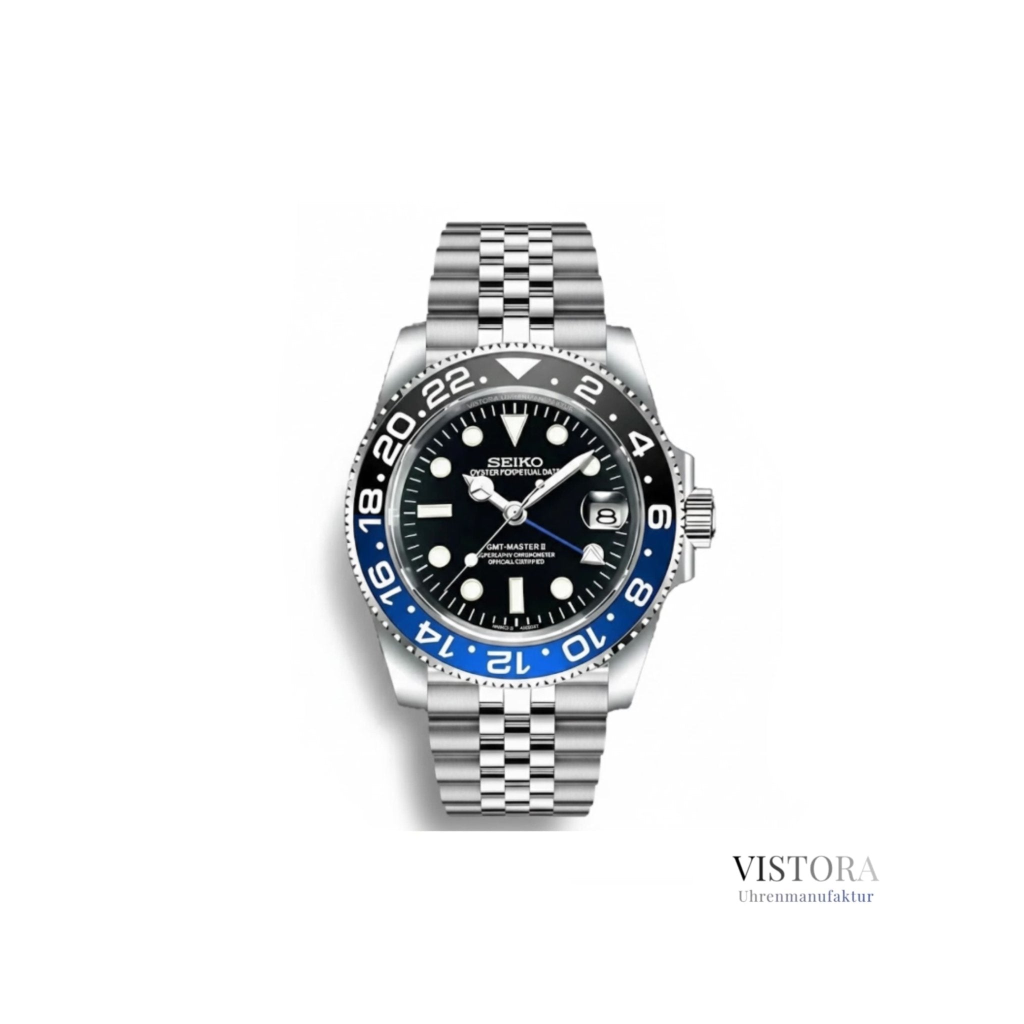SeikoMod GMT Batman: Stilvolle Uhr mit GMT-Funktion und Design ...